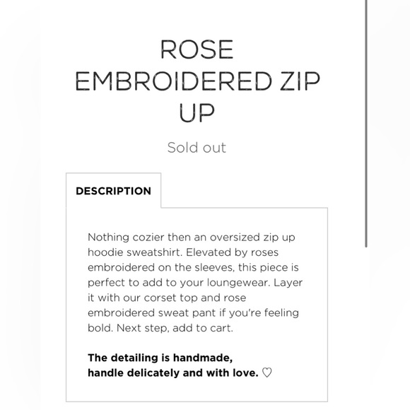 Carmar | Tops | Carmar Rose Embroidered Zip Up | Poshmark